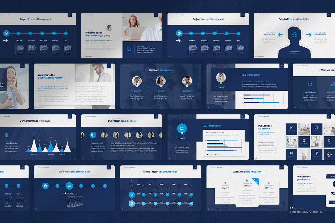 Pitch Deck Google Slides by egotype | GraphicRiver
