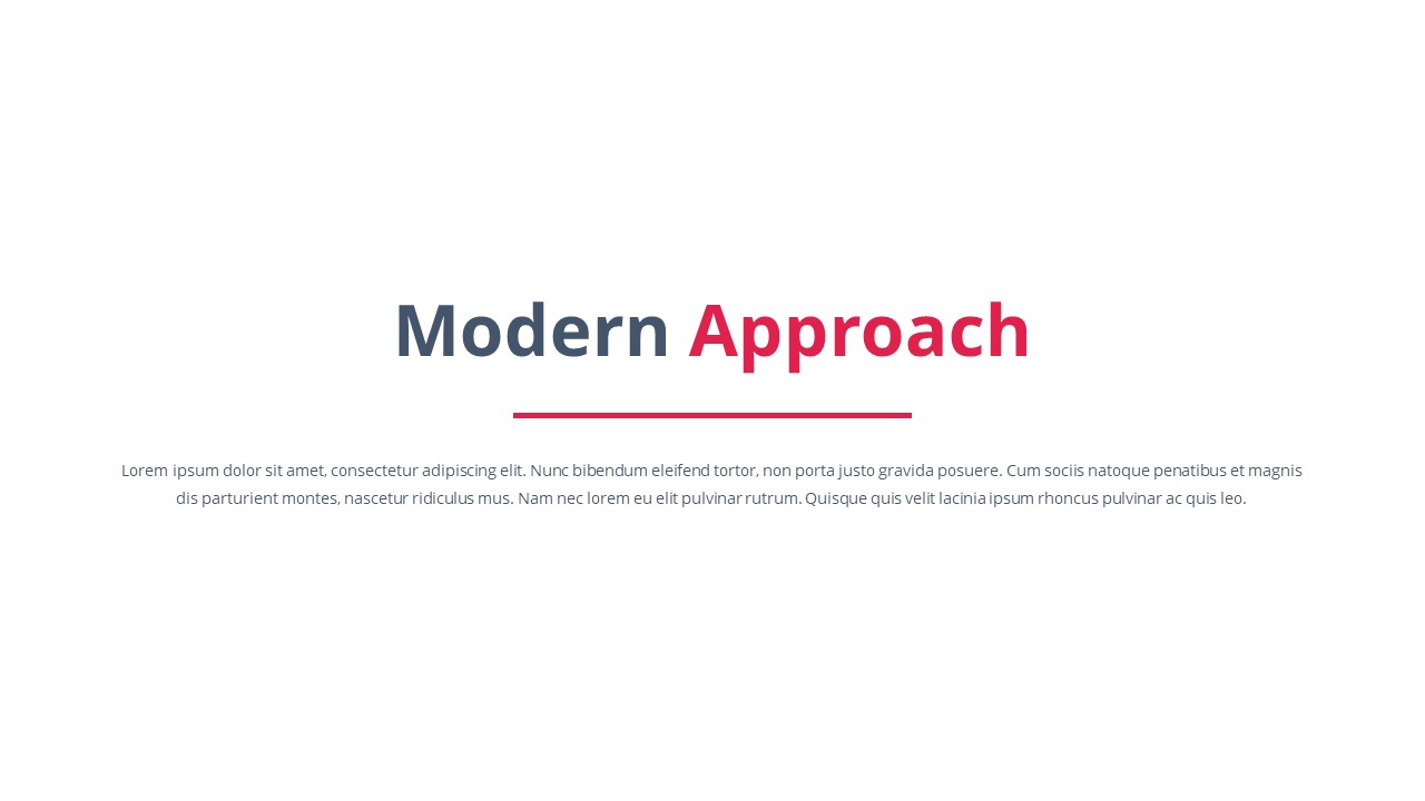Modern Approach Google Slides Template, Presentation Templates ...