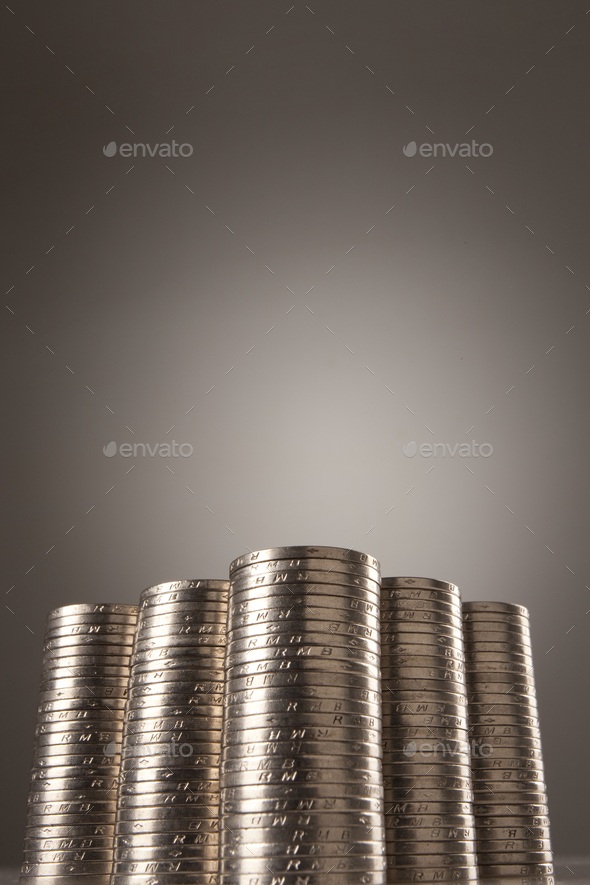 Large group of coins Stock Photo by bluejeanimages | PhotoDune
