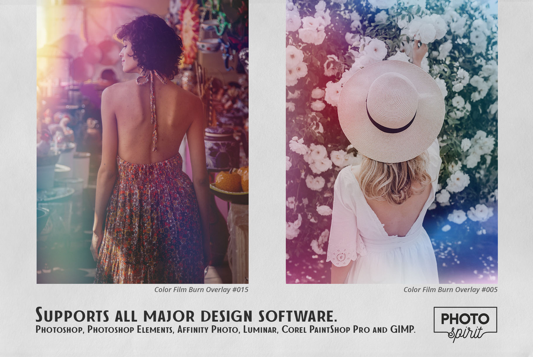 Color Film Burn Overlays, Add-ons | GraphicRiver