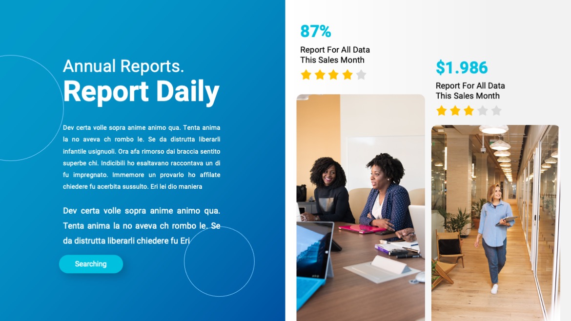 Madac - Annual Report Powerpoint Template, Presentation Templates ...