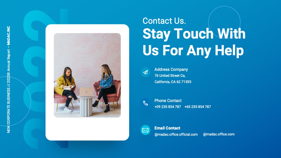 Madac - Annual Report Powerpoint Template, Presentation Templates ...