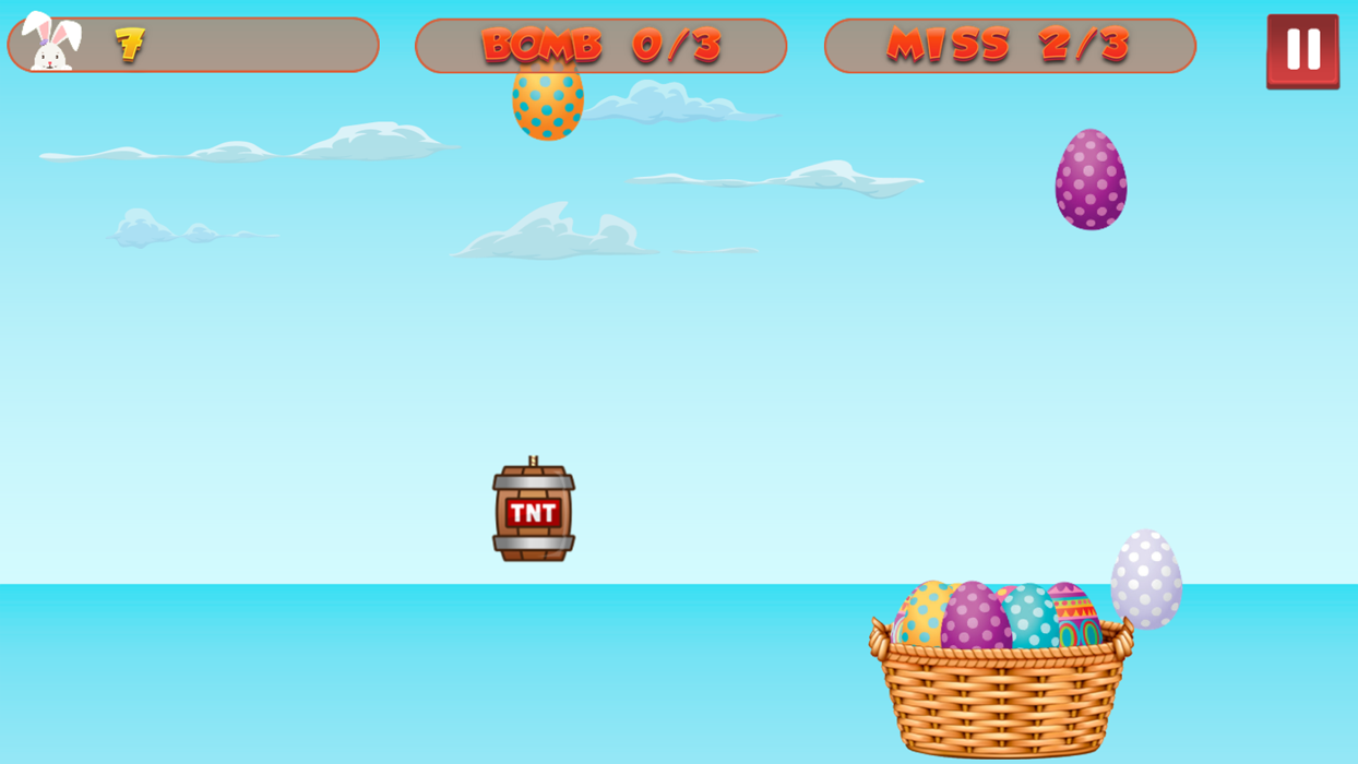 Collect The Easter Eggs v2 (Construct 3 | C3P | HTML5) Easter Game by CGFX-Studio