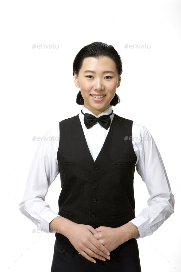 Smiling Service Staff Stock Photo by bluejeanimages | PhotoDune