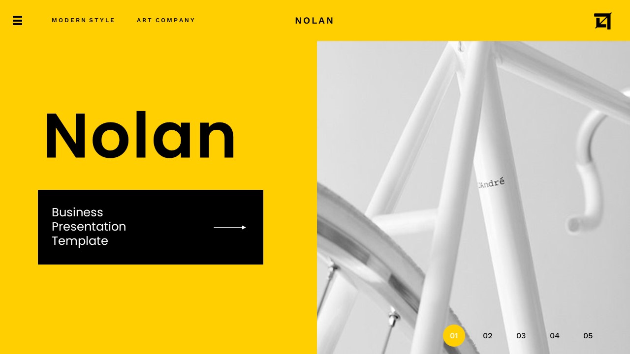 Nolan - Creative Business Presentation Template, Presentation Templates