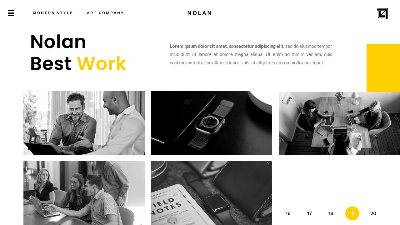 Nolan - Creative Business Presentation Template, Presentation Templates
