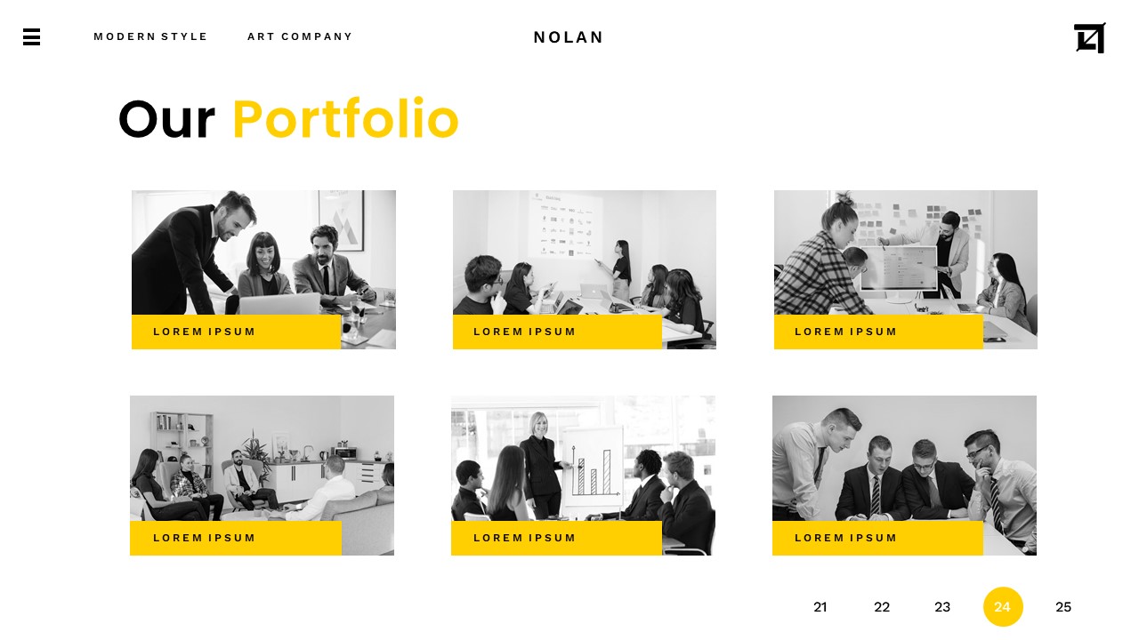 Nolan - Creative Business Presentation Template, Presentation Templates