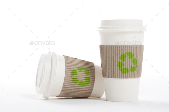 Recycling cups Stock Photo by bluejeanimages | PhotoDune