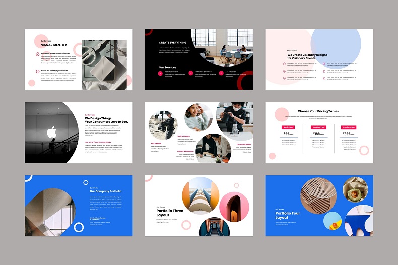 Multipurpose Business PowerPoint Template, Presentation Templates ...