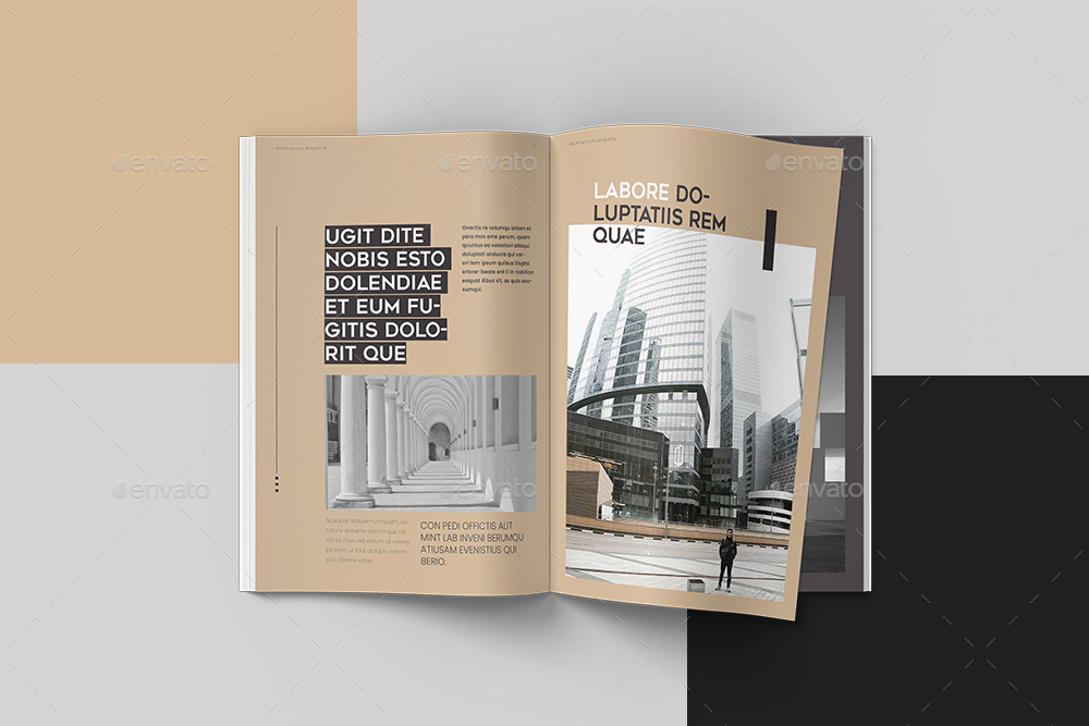 Architecture Magazine, Print Templates | GraphicRiver