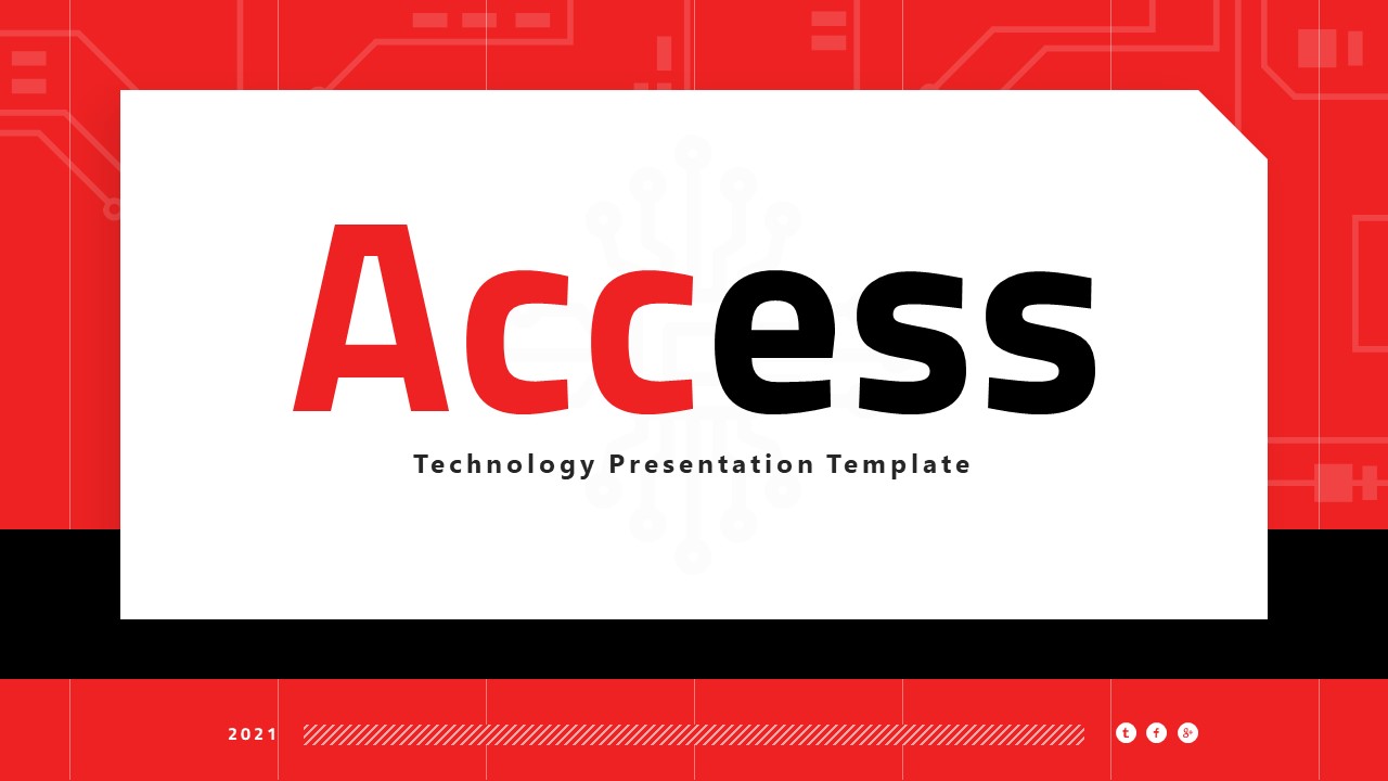 Access Technology Presentation Template, Presentation Templates ...