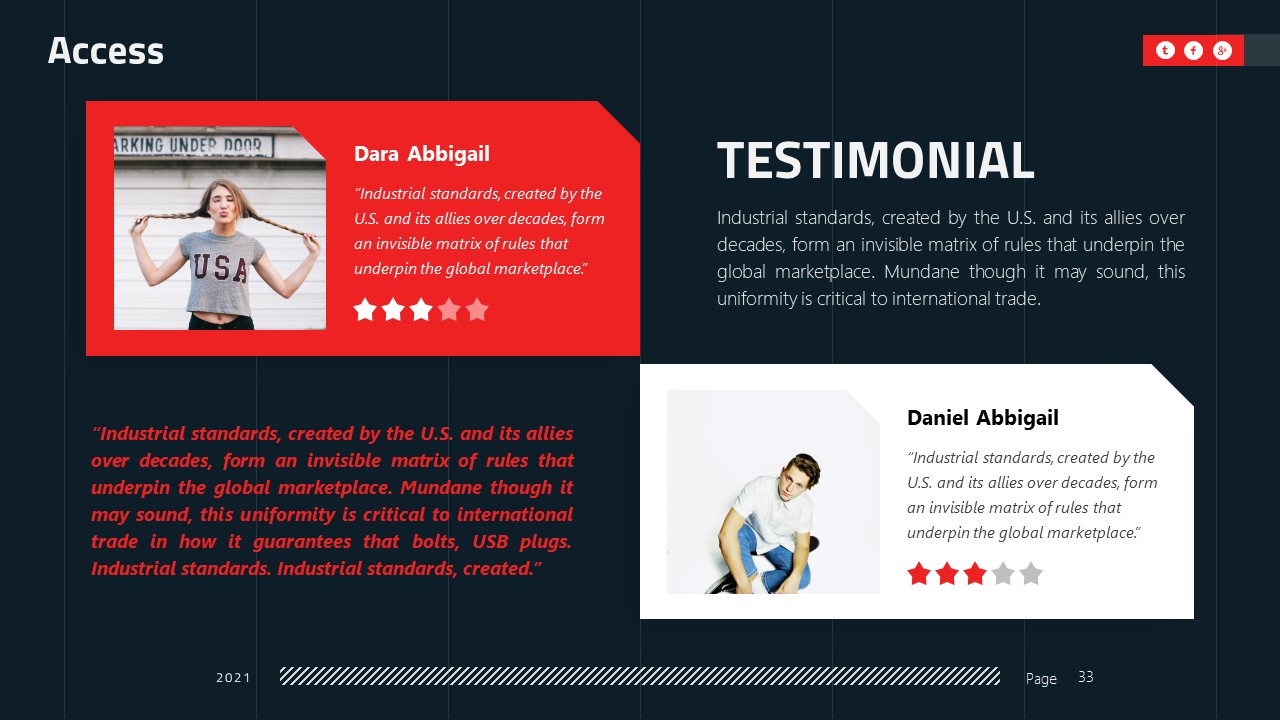 Access Technology Presentation Template, Presentation Templates ...