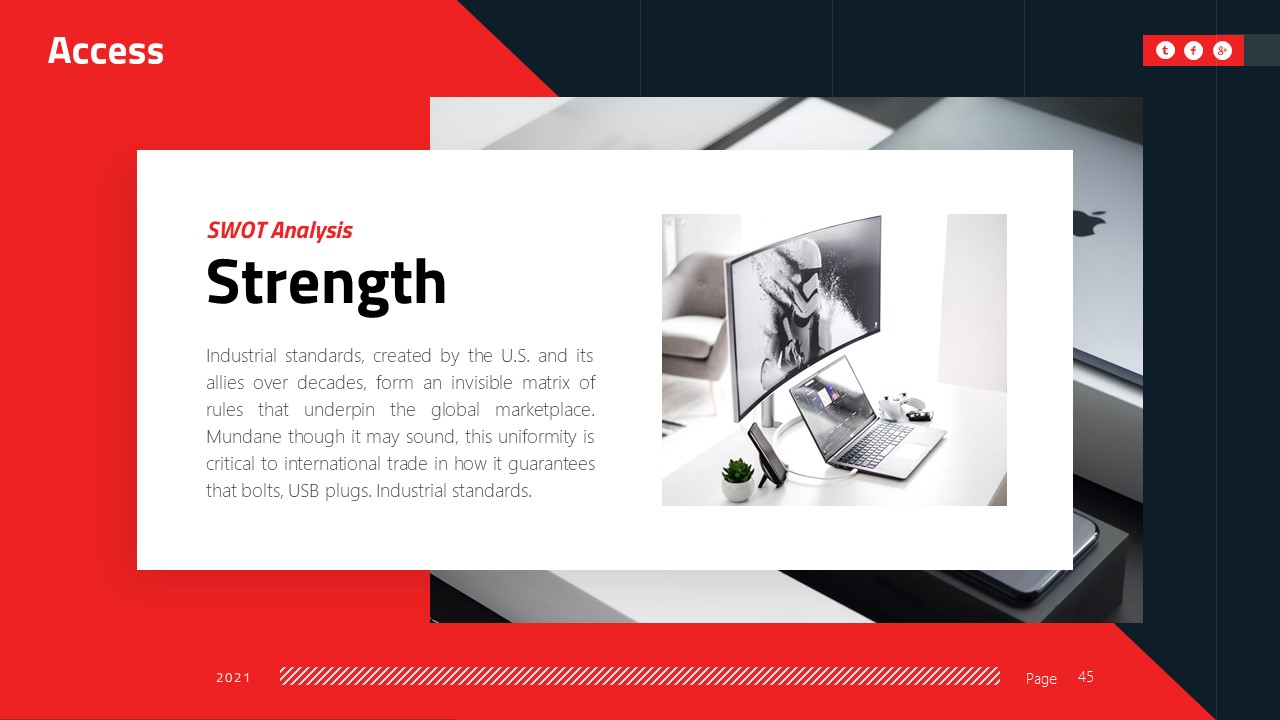 Access Technology Presentation Template, Presentation Templates ...