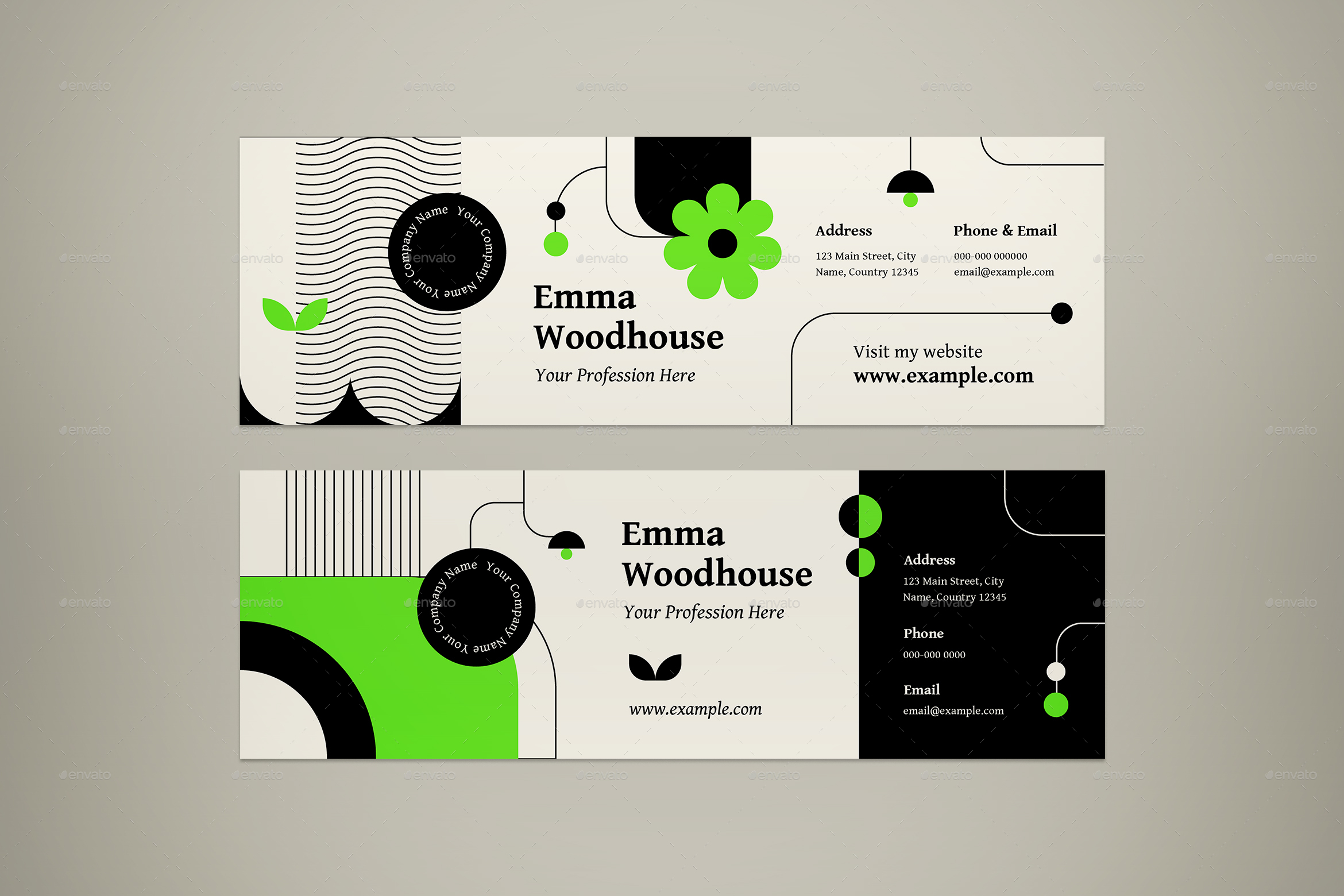 Email Signature, Web Elements | GraphicRiver