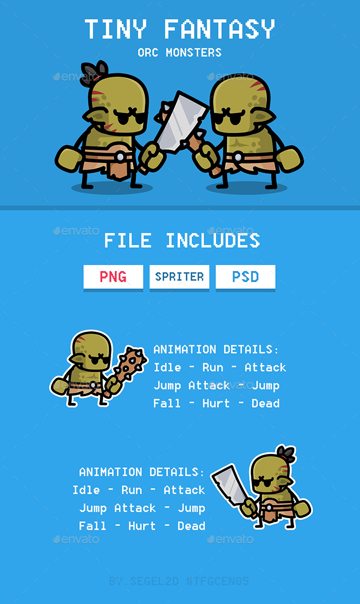 Tiny Fantasy Game Sprites Pack1, Game Assets | GraphicRiver
