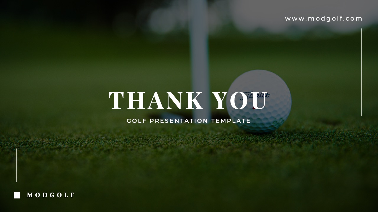 MODGOLF – Golf Club PowerPoint Presentation Template, Presentation ...