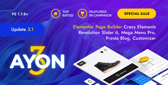 AYON - Multipurpose Responsive Prestashop Theme by RoyVelvet | ThemeForest