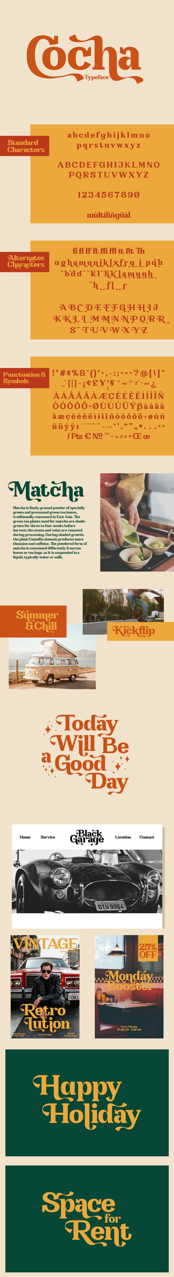 Cocha Typeface, Fonts | GraphicRiver