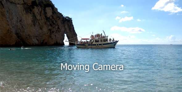 Boat And Bathers, Stock Footage | VideoHive