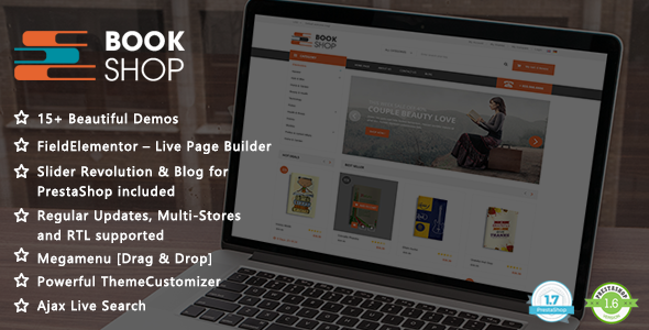Book Shop - Magazine and Library PrestaShop 1.7 & 1.6 Theme by fieldthemes