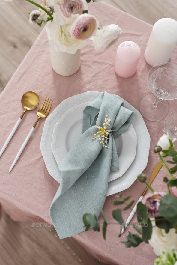 Pink Table Stock Photo by OxanaDenezhkina | PhotoDune