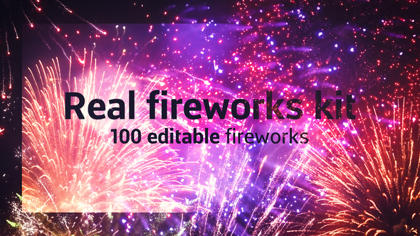 Real Fireworks Kit, After Effects Project Files | VideoHive