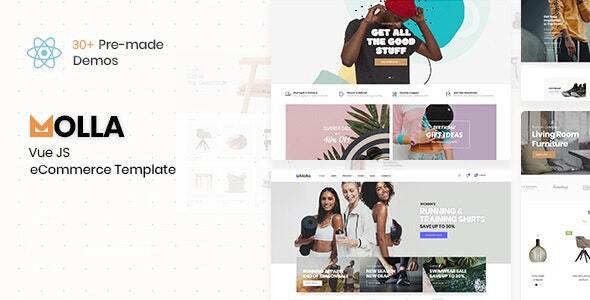 Molla - VueJS eCommerce Template by don-themes | ThemeForest