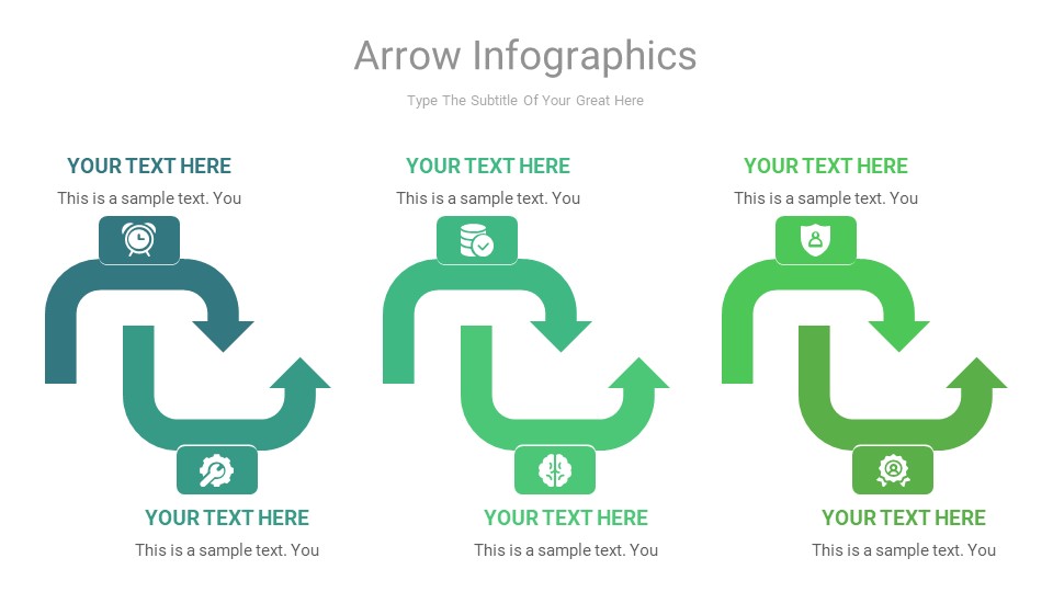 Arrow Infographics PowerPoint Template Diagrams by SOOZ_ART | GraphicRiver
