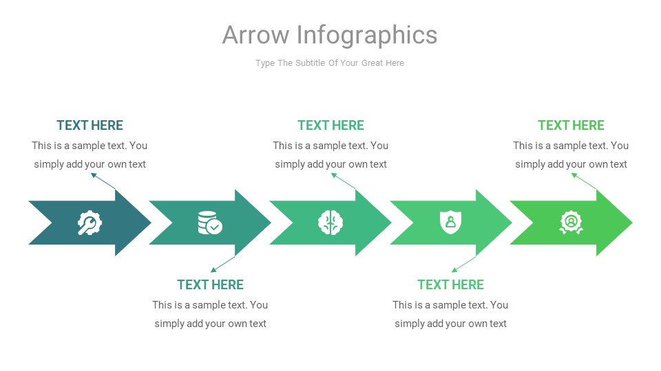 Arrow Infographics PowerPoint Template Diagrams by SOOZ_ART | GraphicRiver