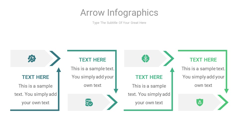 Arrow Infographics PowerPoint Template Diagrams by SOOZ_ART | GraphicRiver