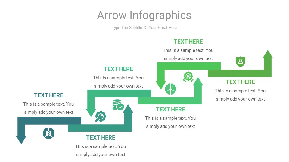 Arrow Infographics PowerPoint Template Diagrams by SOOZ_ART | GraphicRiver