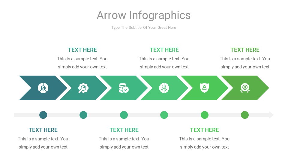 Arrow Infographics PowerPoint Template Diagrams by SOOZ_ART | GraphicRiver