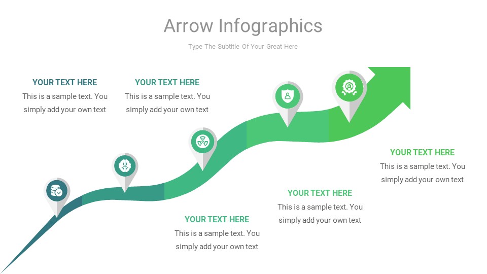 Arrow Infographics PowerPoint Template Diagrams by SOOZ_ART | GraphicRiver