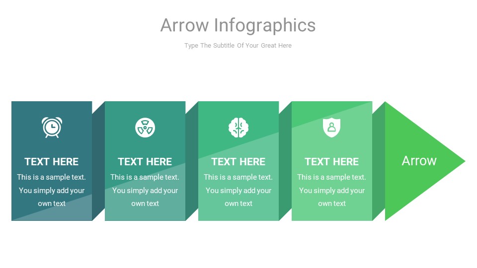 Arrow Infographics PowerPoint Template Diagrams by SOOZ_ART | GraphicRiver