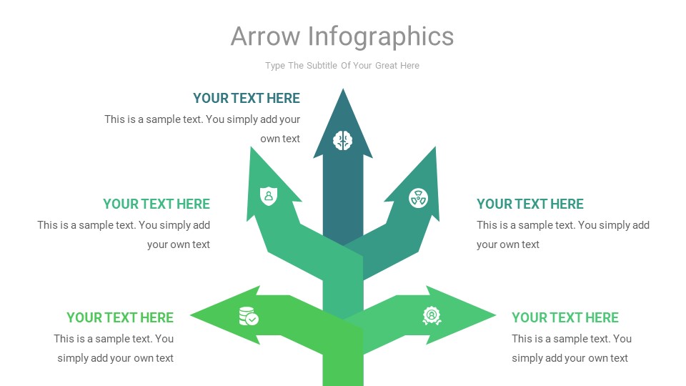 Arrow Infographics PowerPoint Template Diagrams by SOOZ_ART | GraphicRiver