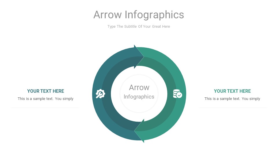Arrow Infographics PowerPoint Template Diagrams by SOOZ_ART | GraphicRiver