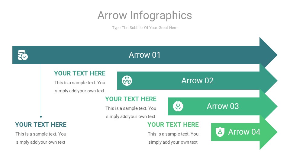 Arrow Infographics PowerPoint Template Diagrams by SOOZ_ART | GraphicRiver