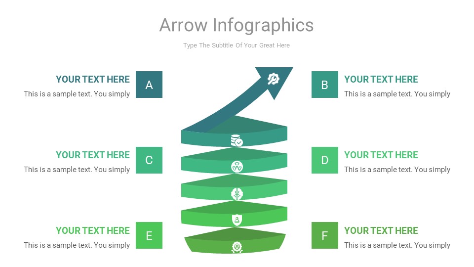 Arrow Infographics PowerPoint Template Diagrams by SOOZ_ART | GraphicRiver