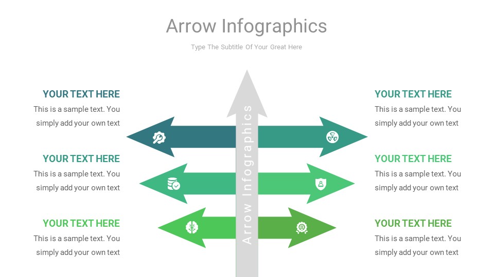Arrow Infographics PowerPoint Template Diagrams by SOOZ_ART | GraphicRiver