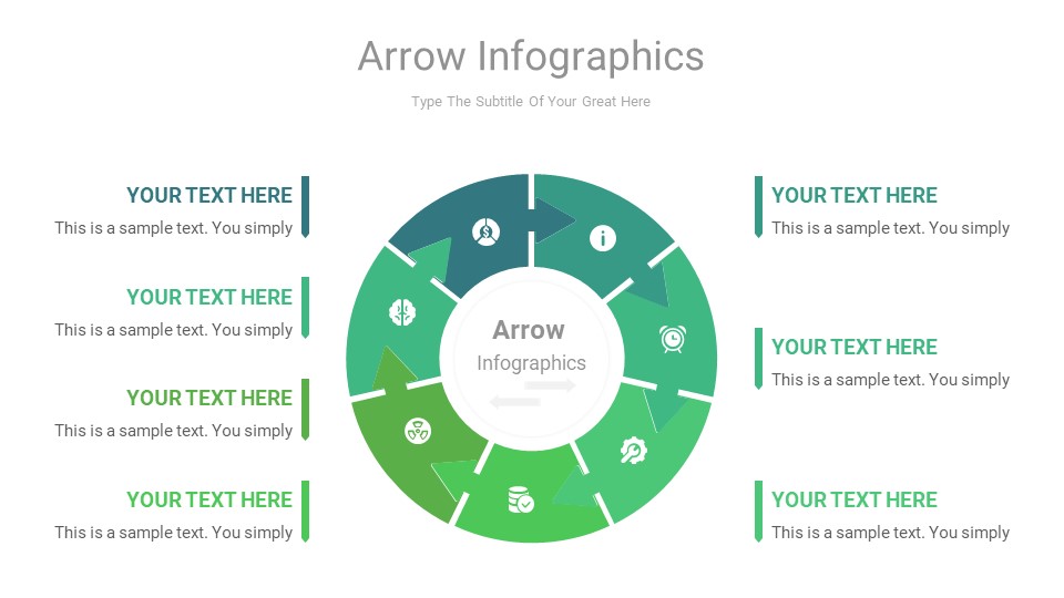 Arrow Infographics PowerPoint Template Diagrams by SOOZ_ART | GraphicRiver