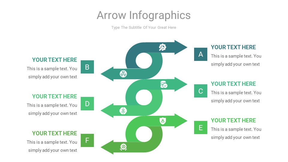 Arrow Infographics PowerPoint Template Diagrams by SOOZ_ART | GraphicRiver