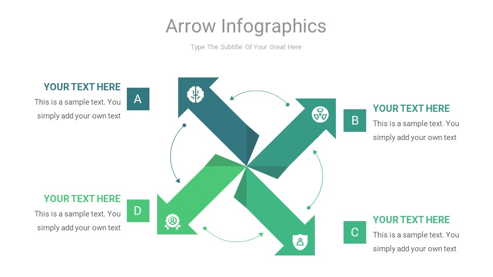 Arrow Infographics PowerPoint Template Diagrams by SOOZ_ART | GraphicRiver
