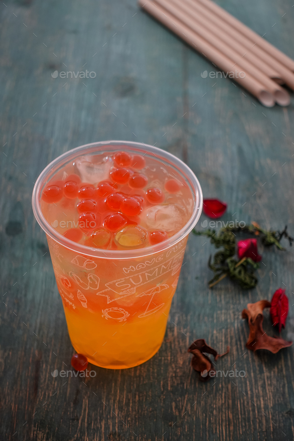 Colored Bubble Tea Stock Photo by baspentrubas | PhotoDune