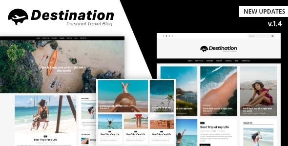 Destination - Travel Blog WordPress Theme by DesignCrazzy | ThemeForest