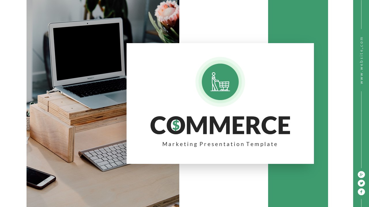 Commerce Marketing Presentation Template, Presentation Templates ...