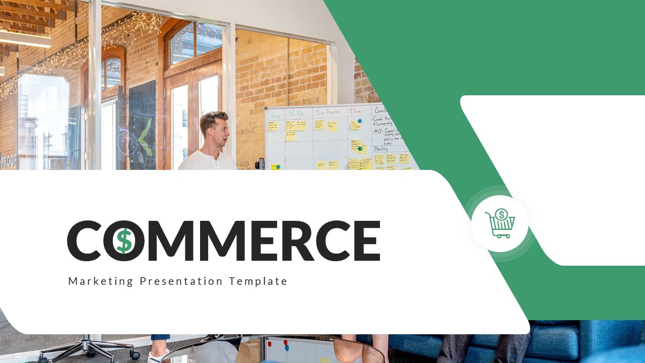 Commerce Marketing Presentation Template, Presentation Templates ...