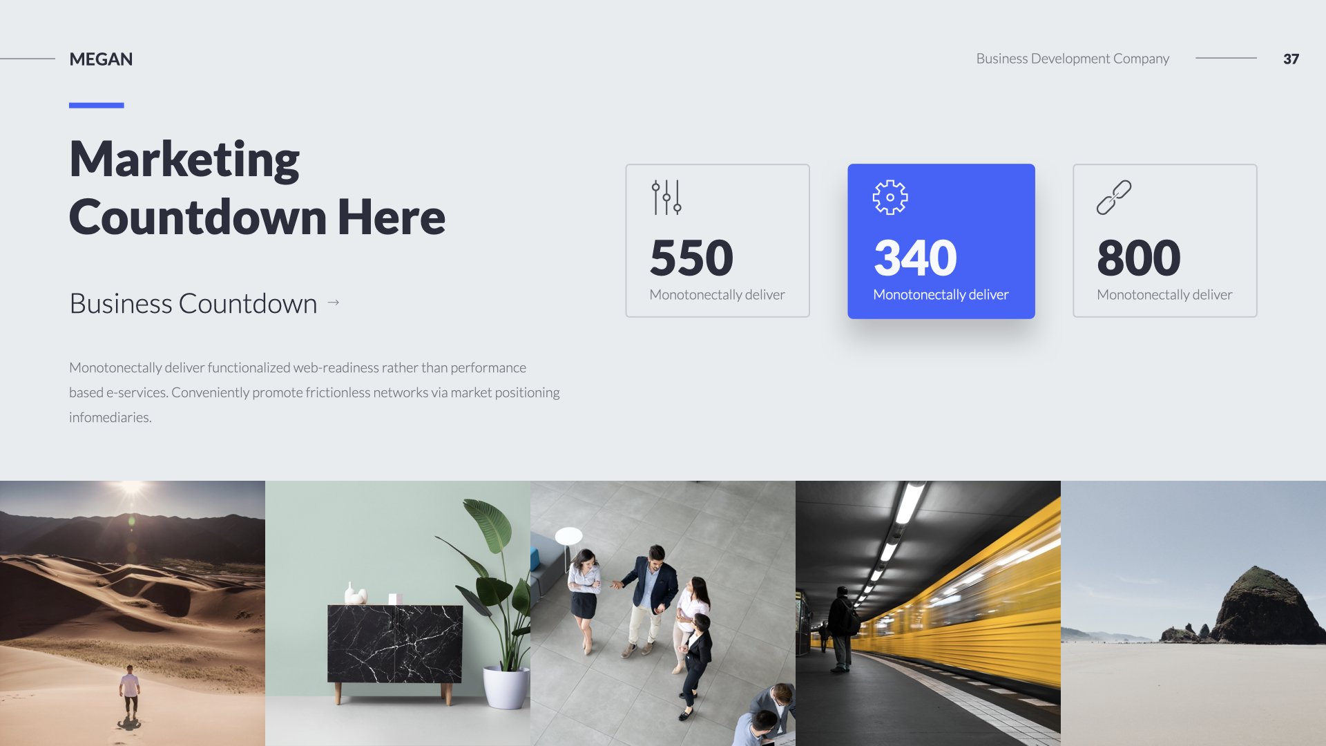 MEGAN - Animated Business Presentation Template (GoogleSlides ...