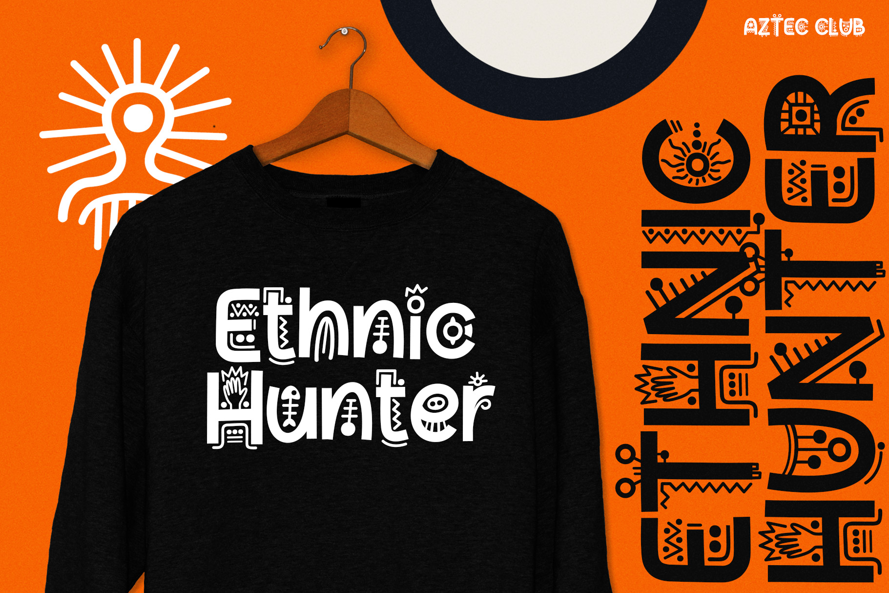 Aztec Club - Display Decorative Font, Fonts | GraphicRiver