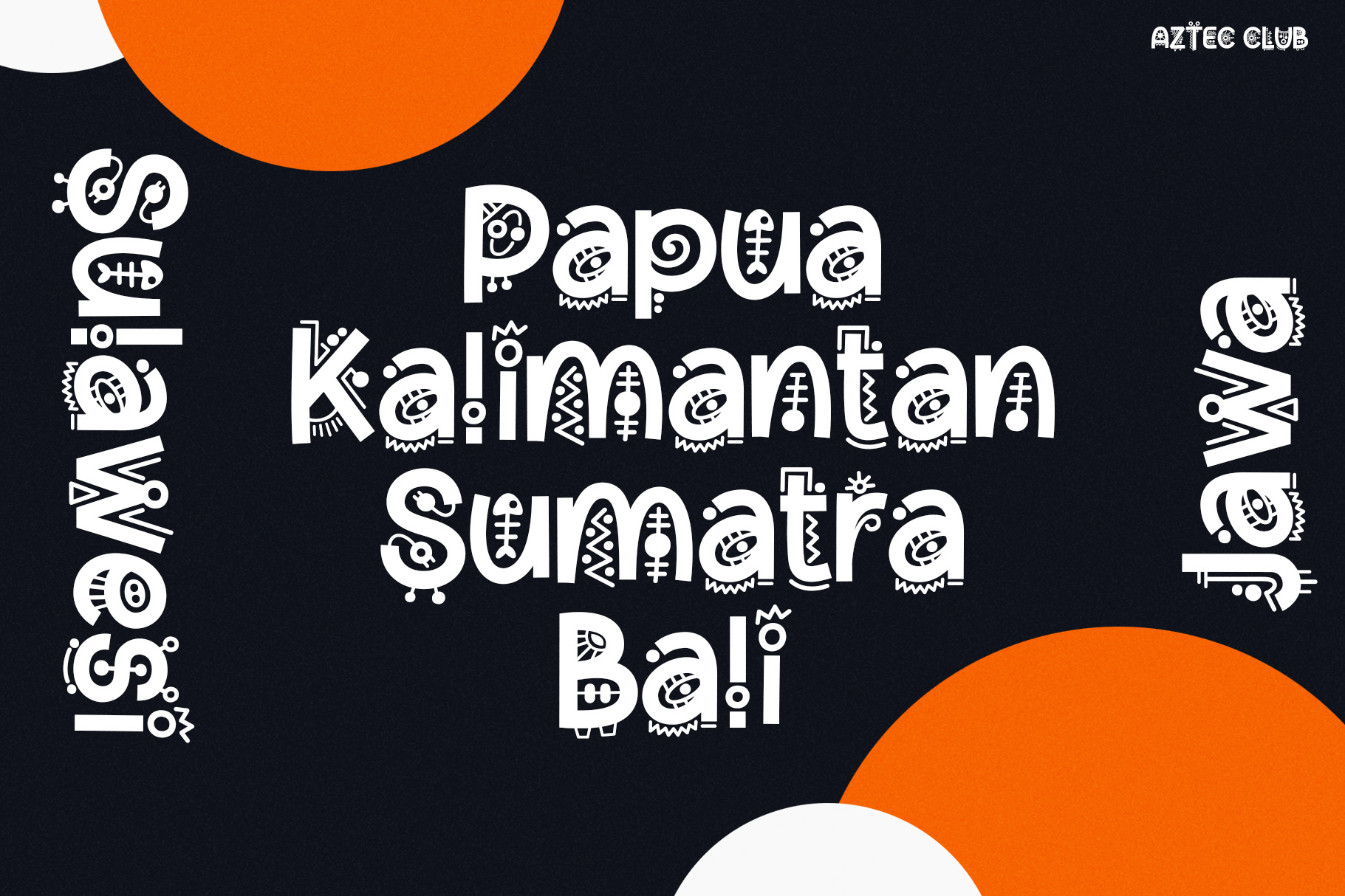 Aztec Club - Display Decorative Font, Fonts | GraphicRiver