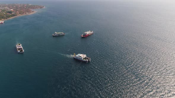 Sea Passenger Ferry Port Gilimanuk, Stock Footage | VideoHive